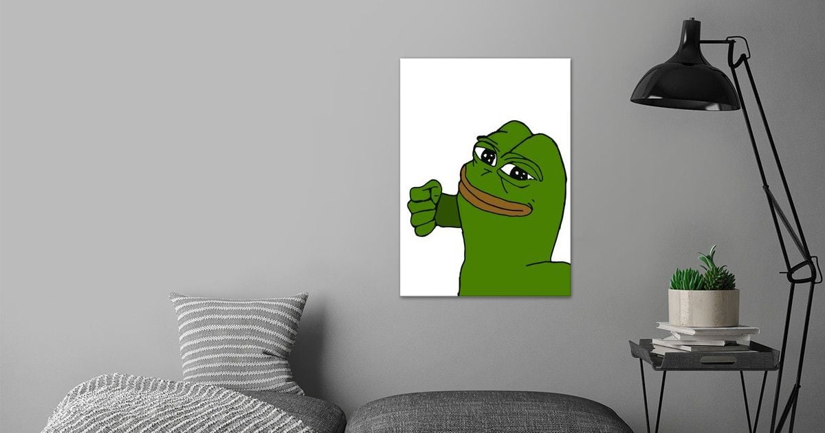 'Pepe Frog Punch You' Poster by 3am | Displate