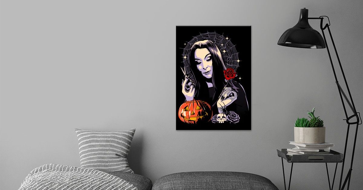 'Morticia Rose Addams' Poster by HeyMoonly | Displate