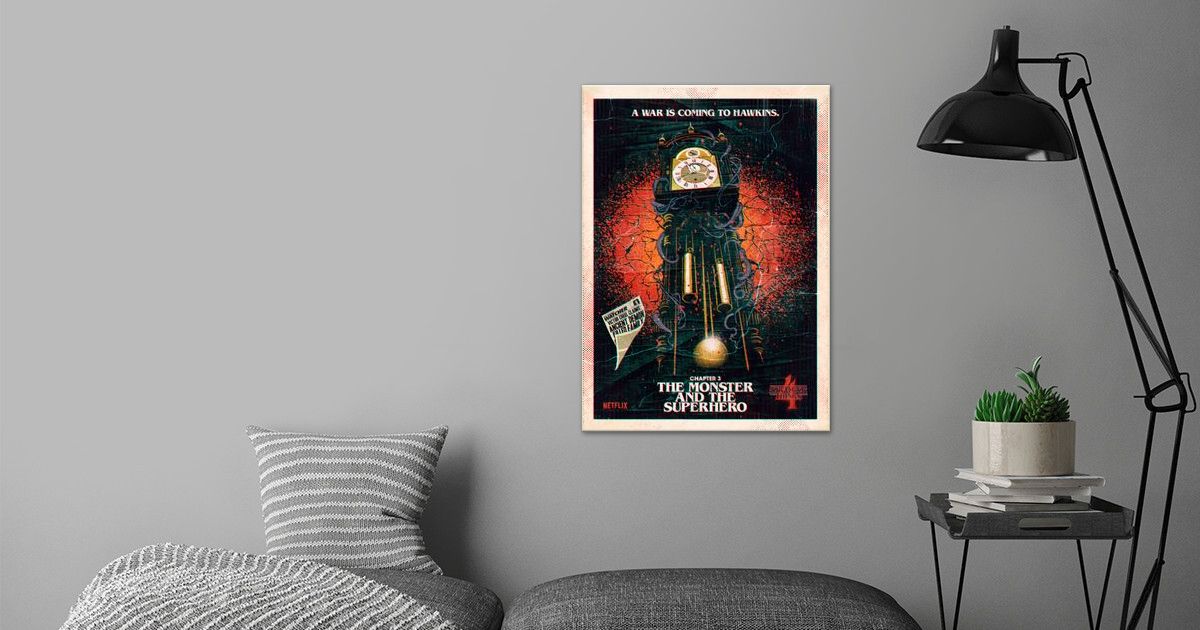 'Monster and the Superhero' Poster by Stranger Things Series | Displate