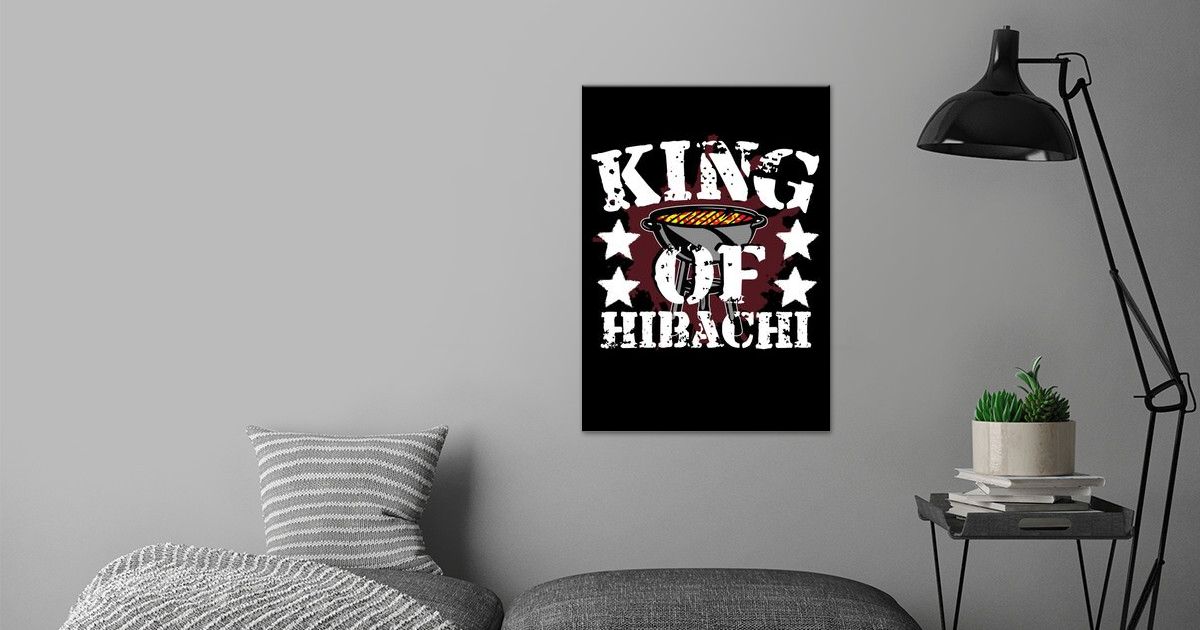 'BBQ Grill Barbecue Hibachi' Poster by PangolinArts | Displate