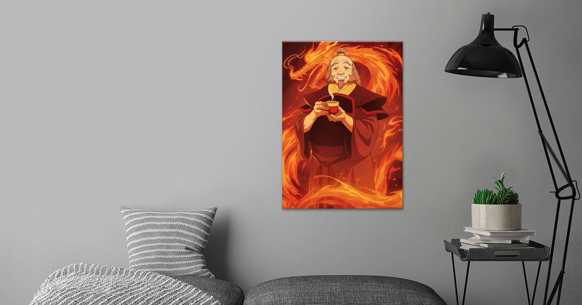 'Uncle Iroh' Poster by Avatar: The Last Airbender | Displate