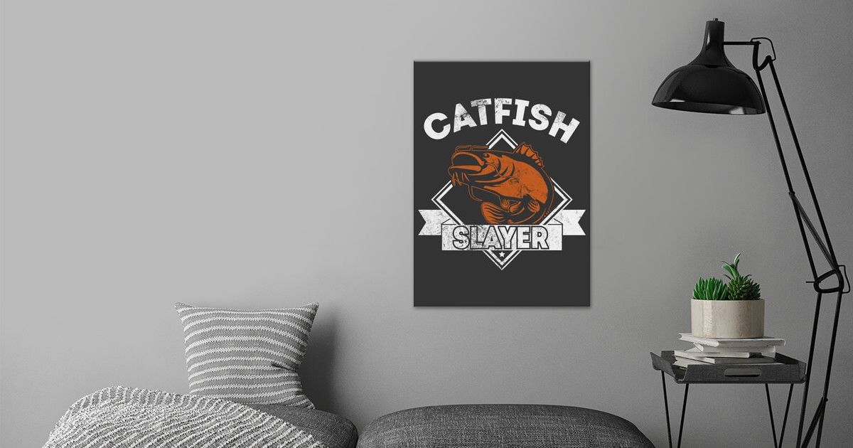 'Catfish Slayer Wels' Poster by bobbyMC | Displate
