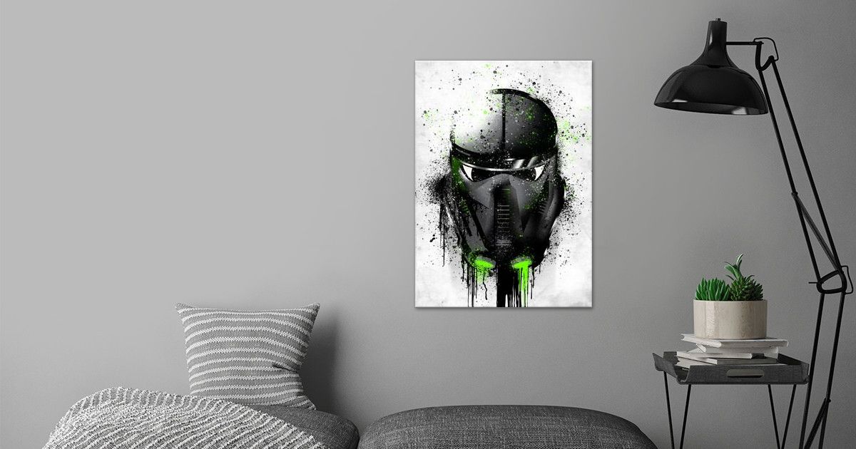 'Death Trooper Graffitti' Poster by Star Wars | Displate