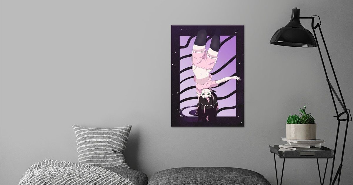 'Anime Girl Handstand' Poster by Kusogao Senpai | Displate