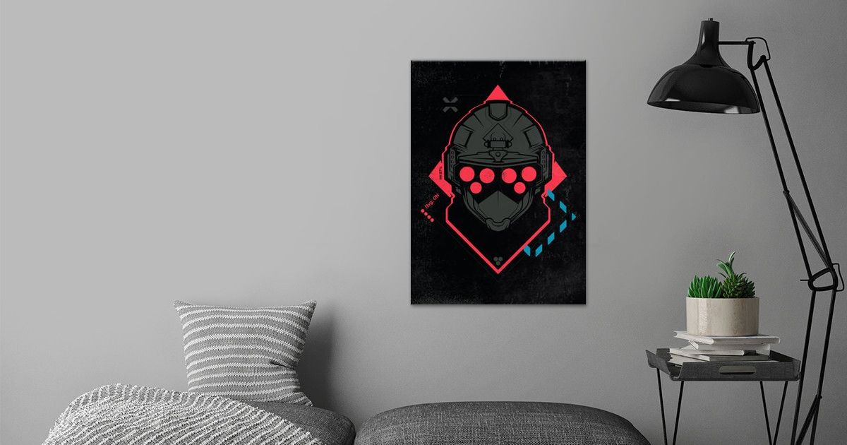 'NVG On red' Poster by Call of Duty | Displate