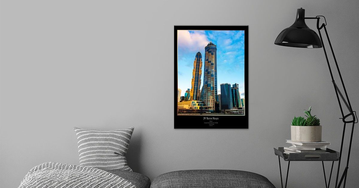 'JW Marriott Marquis' Poster by NTx Photography | Displate