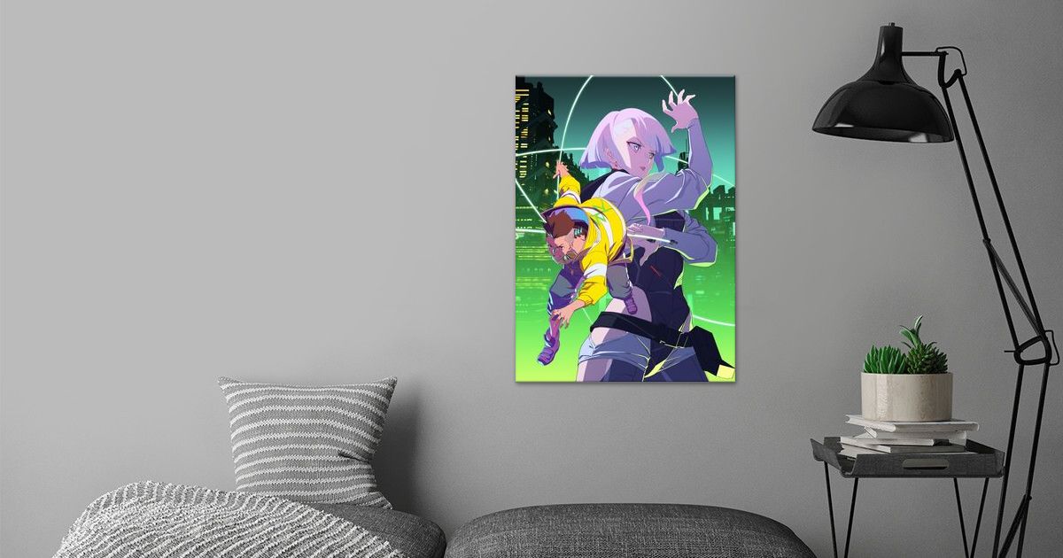 'Edgerunners Lucy and David' Poster by Cyberpunk 2077 | Displate