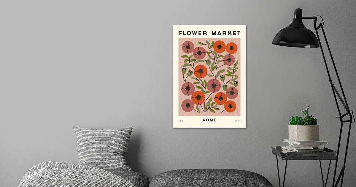 'Flower Market No 2' Poster by Renea L Thull | Displate