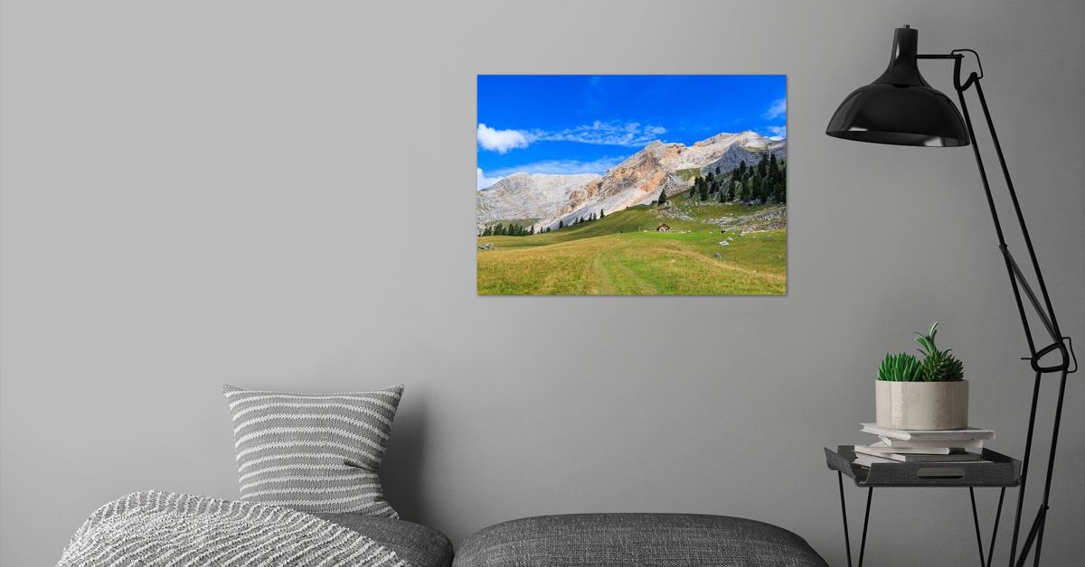 'Forcella Lerosa Dolomites' Poster by Giuseppe Cammino | Displate