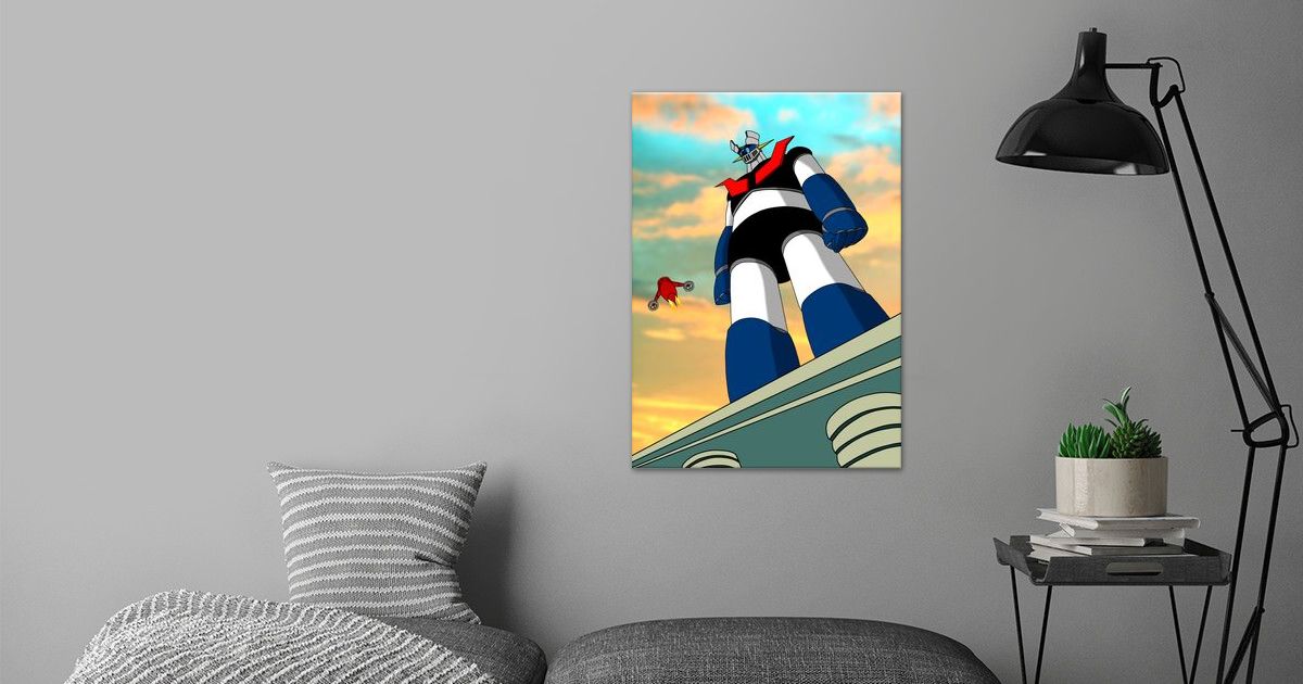 'MAZINGER Z INTRO COVER ' Poster by Osvaldo Ramos Artist | Displate