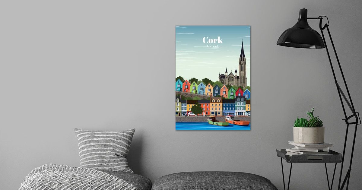 'Travel to Cork' Poster by Studio 324 | Displate