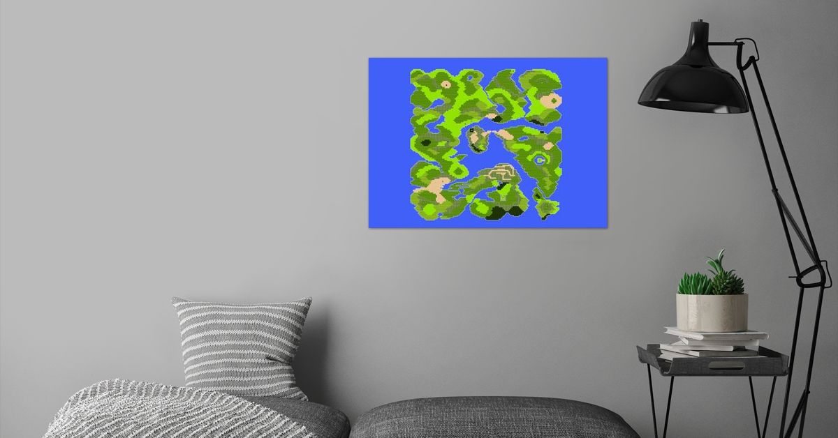 'Dragon Warrior 1 Alefgard' Poster by John Jordan | Displate