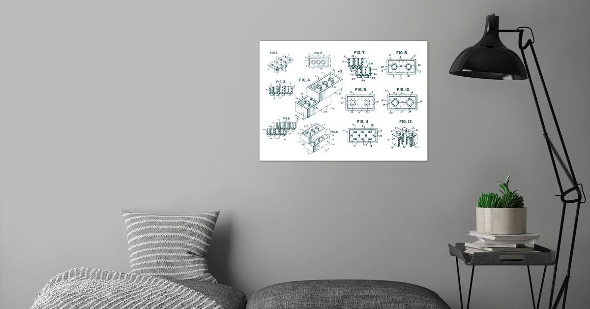'LEGO' Poster by WallArt | Displate
