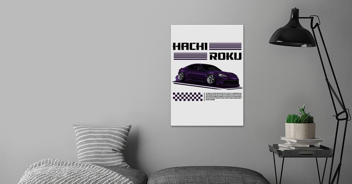 'Toyota GT86 Purple 10' Poster by Heru Kurniawan | Displate