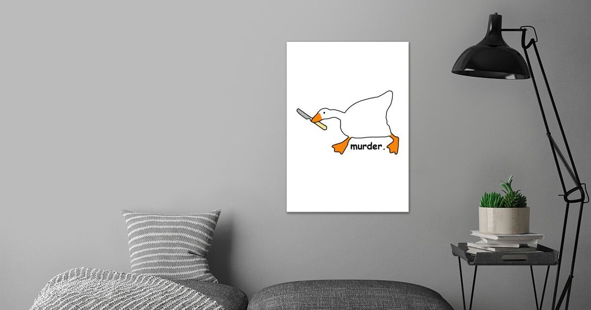 'Goose Murder' Poster by 3am | Displate