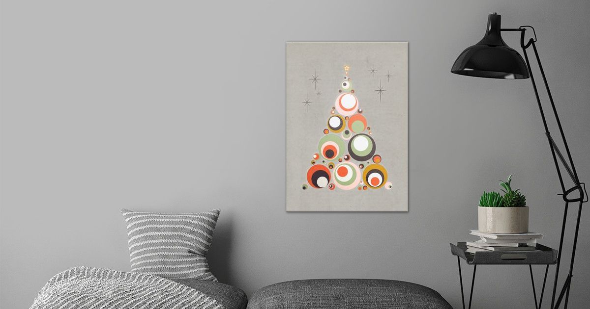'Psychedelic Christmas Tree' Poster by DSpot Shop | Displate