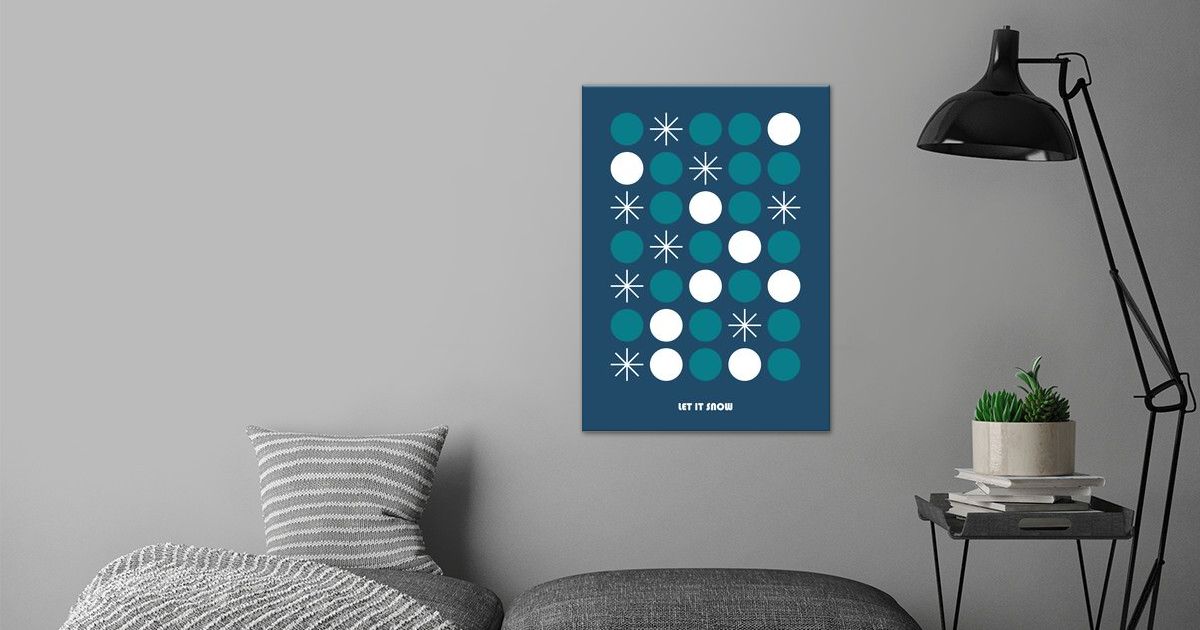 'Bauhaus Let It Snow' Poster by DSpot Shop | Displate