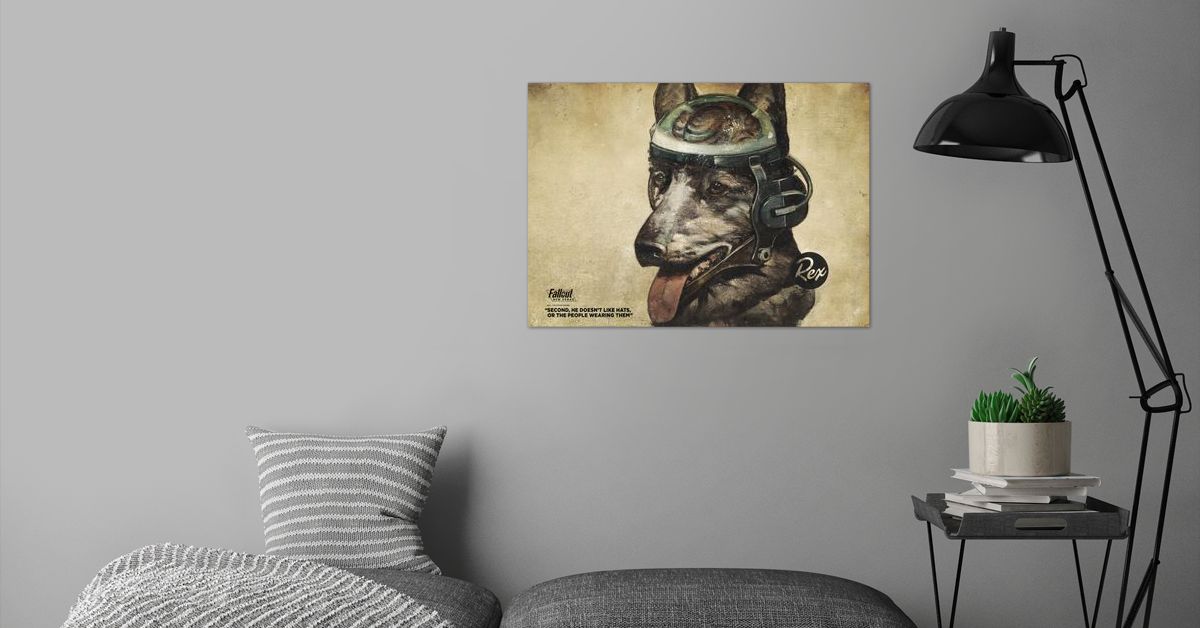 'Rex' Poster by Fallout | Displate