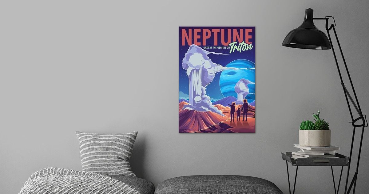 'Triton Geysers' Poster by B Cubed Designs | Displate