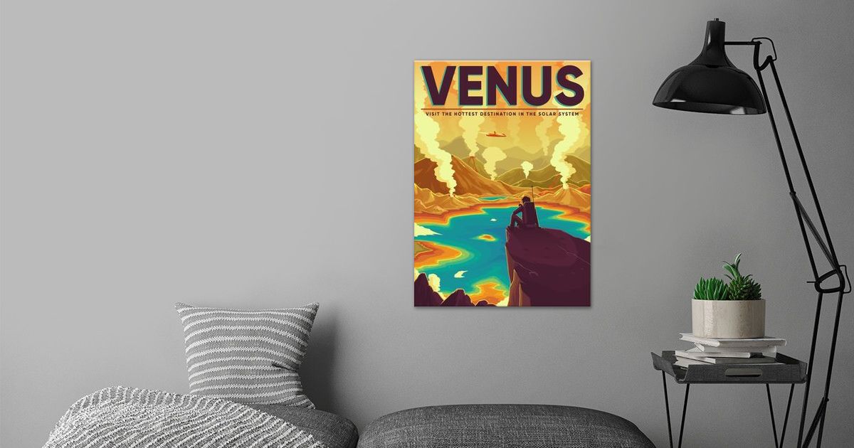 'Venus Hot Springs' Poster by B Cubed Designs | Displate