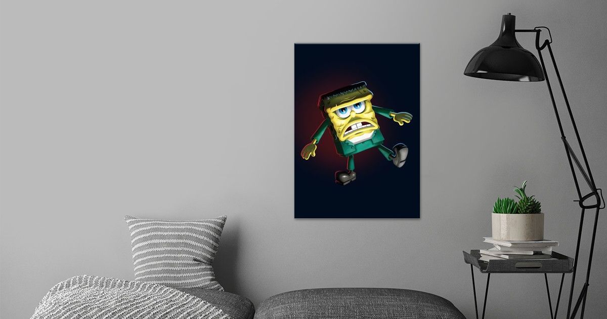 'SpongeBob Frankenstein' Poster by SpongeBob SquarePants | Displate