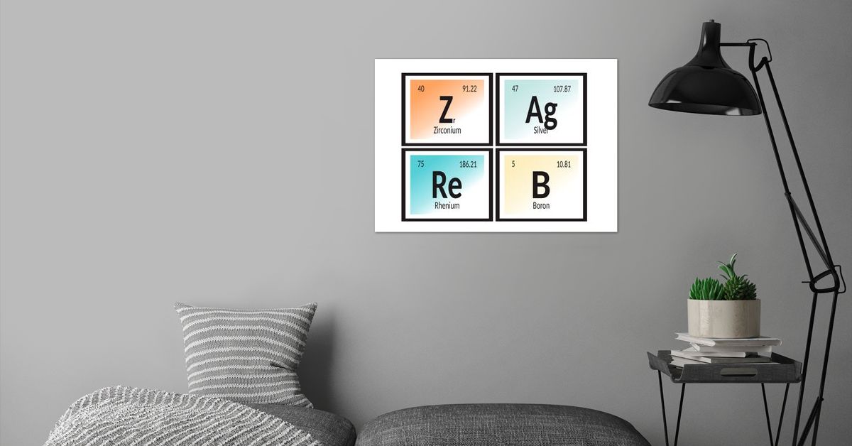 'Zagreb Elements' Poster by Maozva | Displate