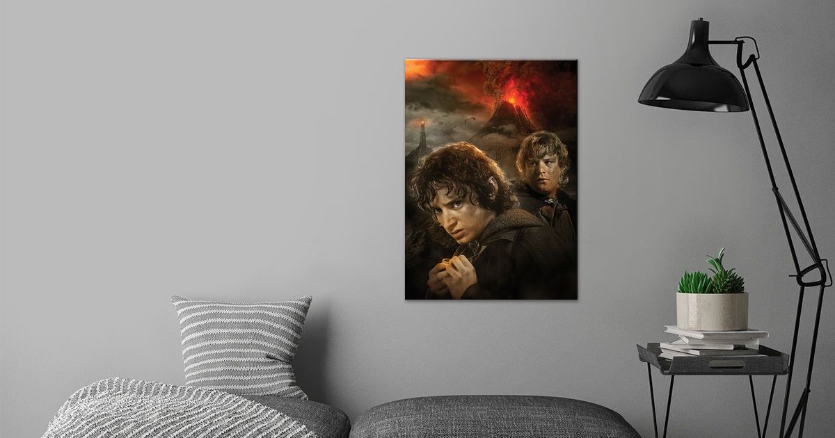 'Route to Mount Doom' Poster by Middle-Earth | Displate