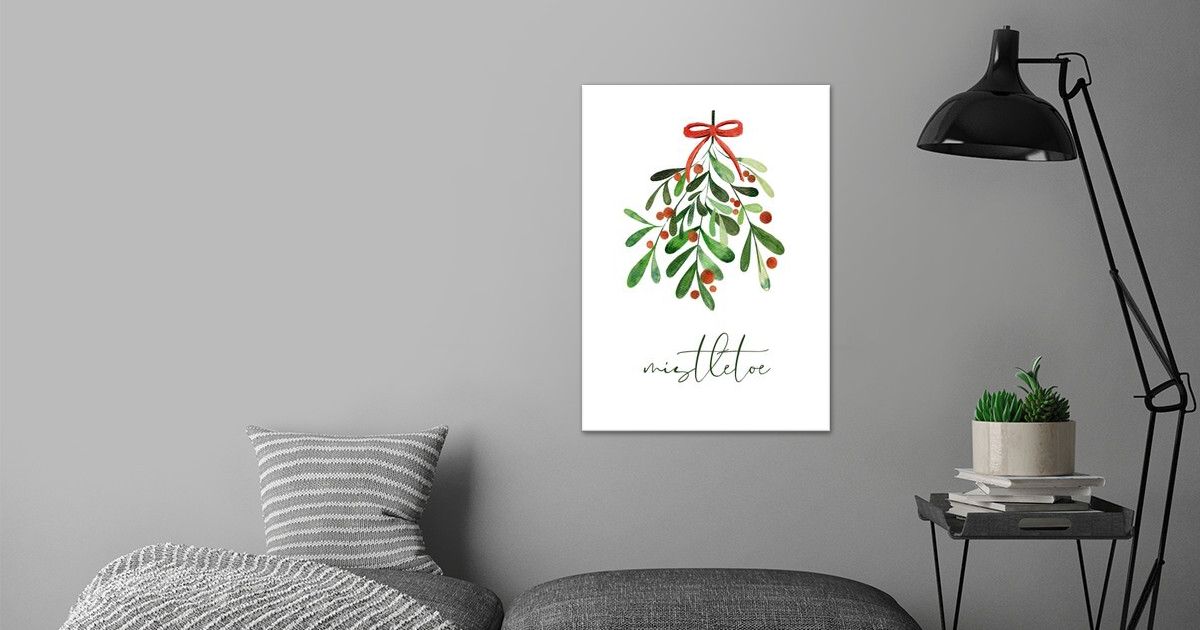 'Mistletoe' Poster by SoulArt Shop | Displate