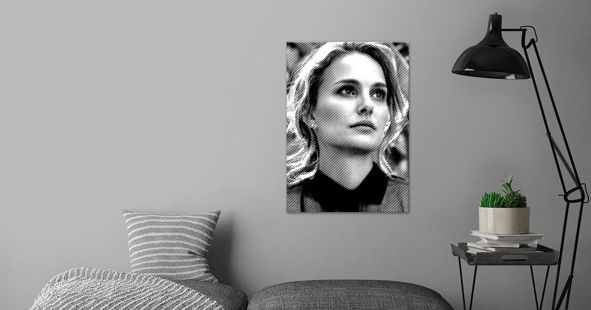'Natalie Portman' Poster by Boon Edgar | Displate