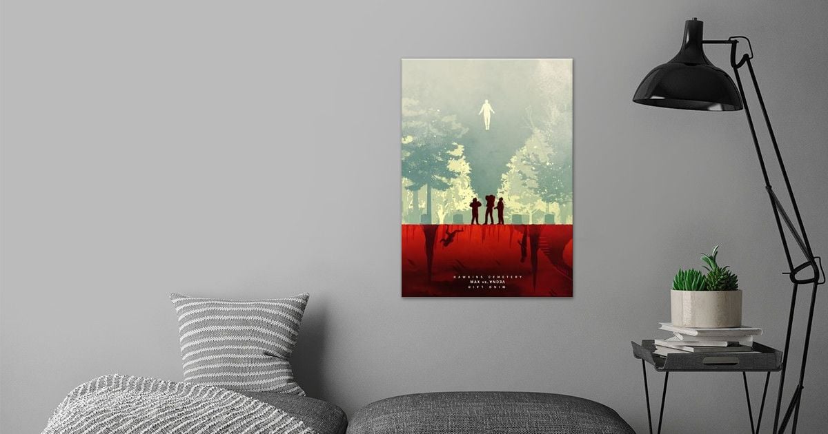 'Max vs Vecna' Poster by Stranger Things Series | Displate