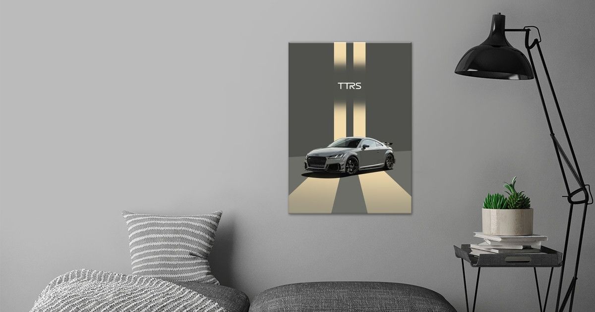 'Audi TTRS' Poster by Car Enthusiast Arts | Displate