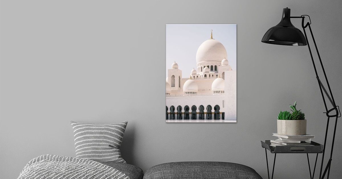 'Sheikh Zayed Grand Mosque' Poster by Focus Photography | Displate