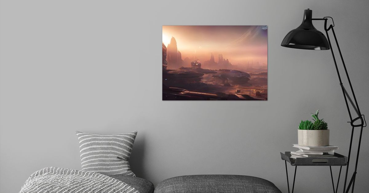 'Optimism' Poster by Pixxelworks Florian Schaller | Displate