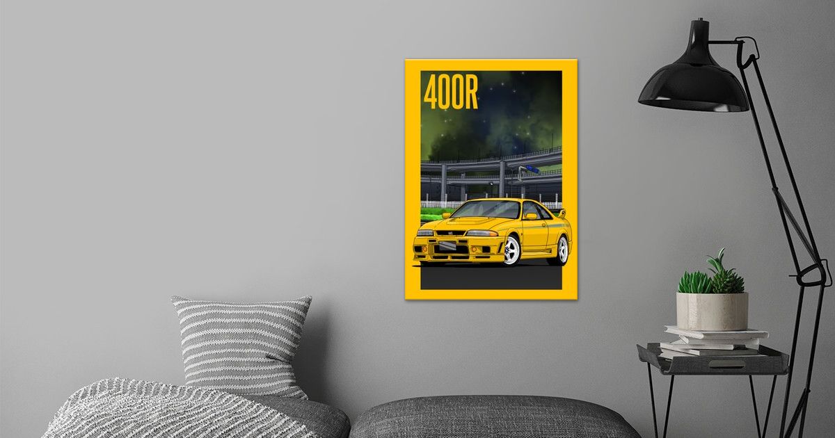 'Skyline R33 GTR 400R' Poster by ND Fat | Displate