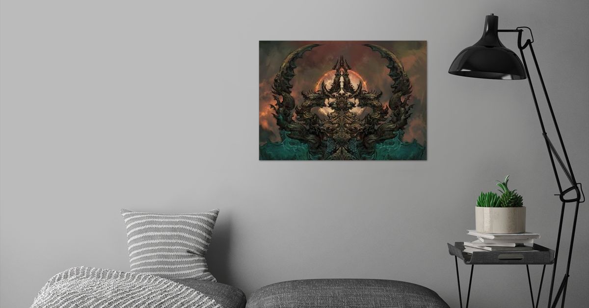 'Mantis God - Inscryption' Poster by Marcelo Orsi Blanco | Displate