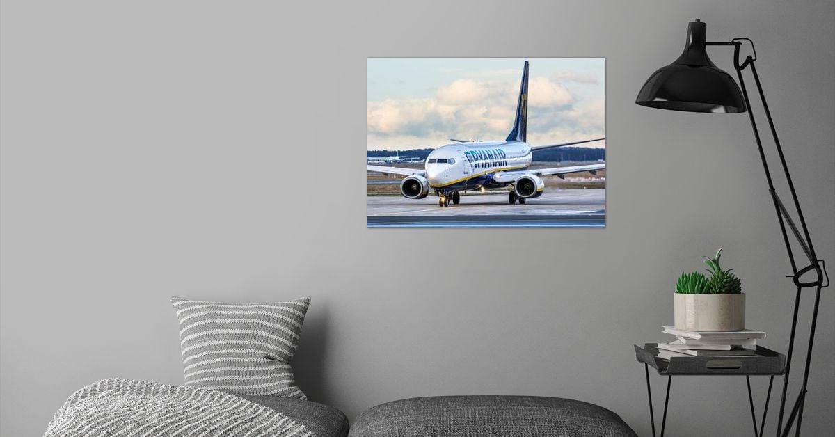 'Ryanair Boeing 737' Poster by KarolPhotoworld | Displate
