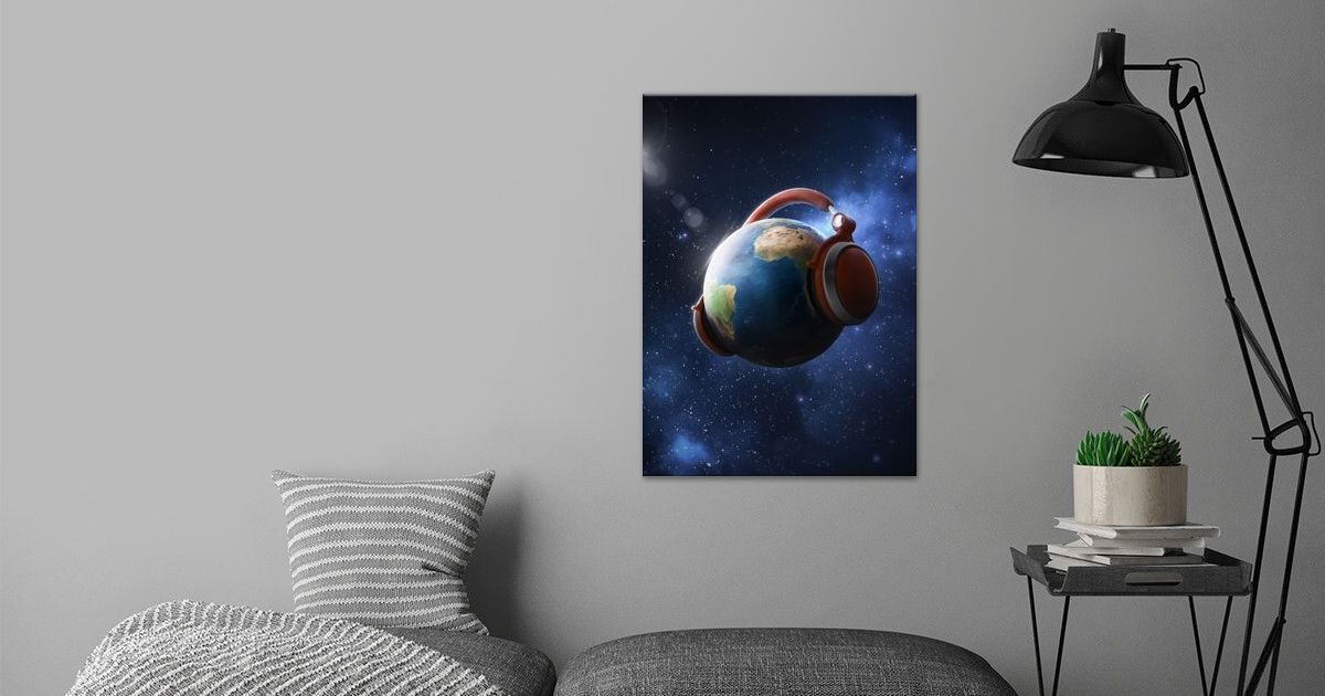 'Musical Earth' Poster by Iamtripsy | Displate