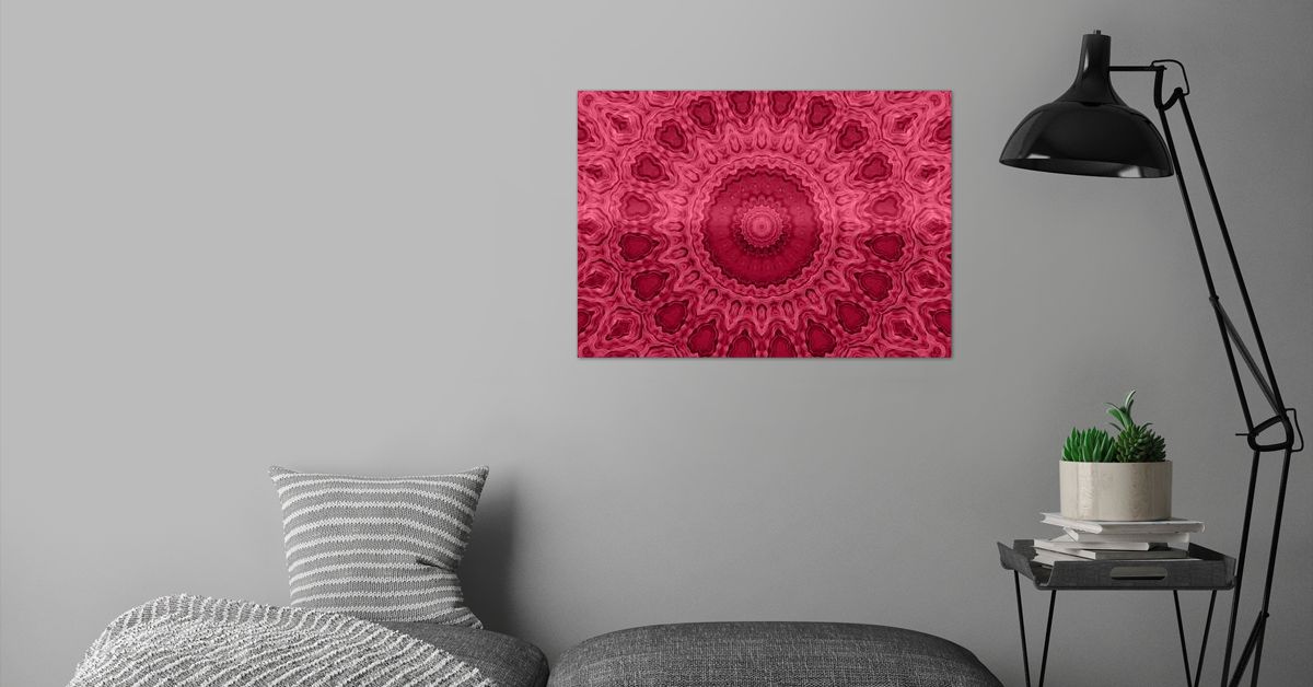 'Mandala Viva Magenta' Poster by wagnerps | Displate