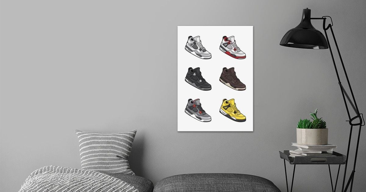 '4s Shoe' Poster by Adam Project | Displate