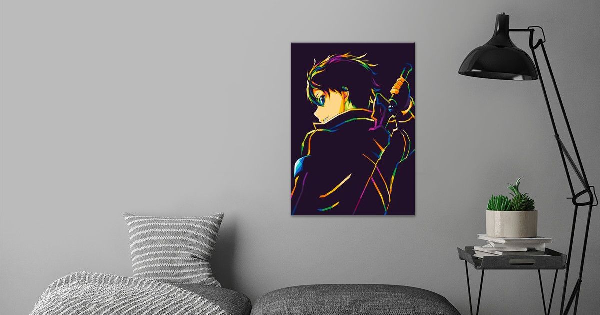 'Kirito Sword Art Online' Poster by Exynos L | Displate