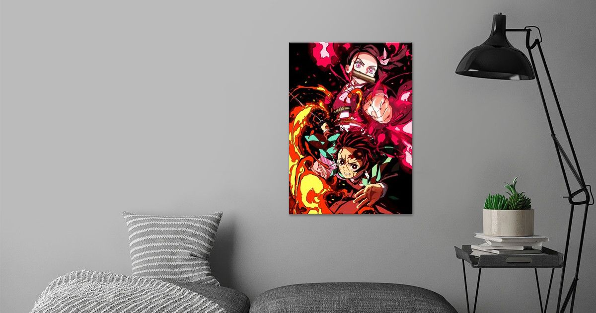 'kimetsu no yaiba' Poster by haura k | Displate