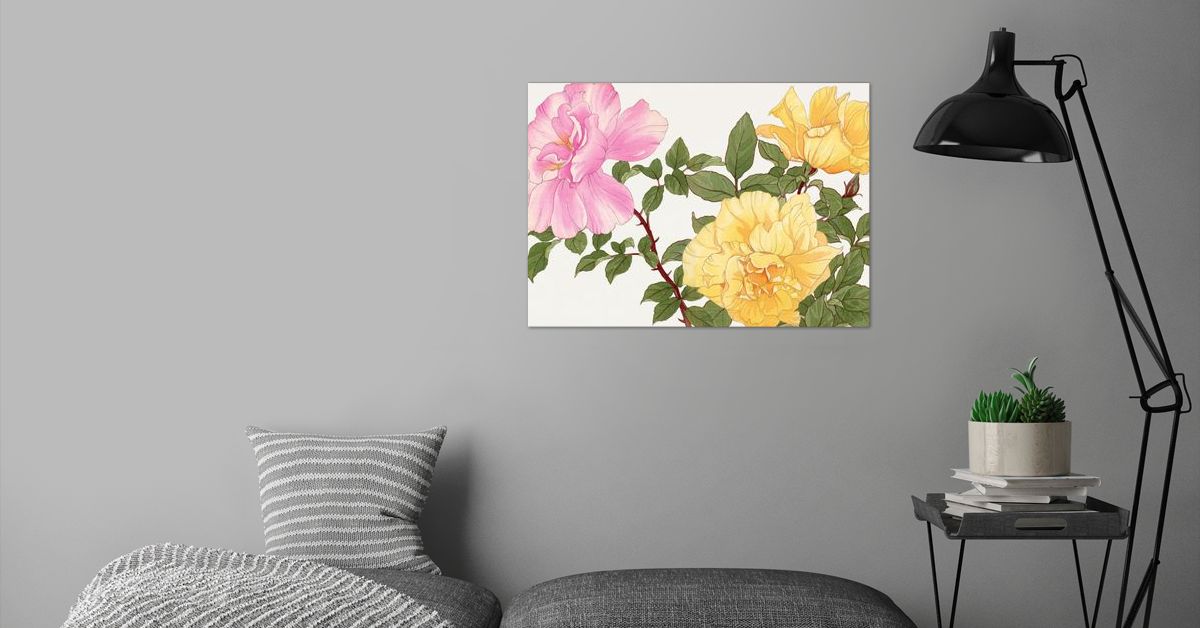 'Rose flower' Poster by Portokalis | Displate