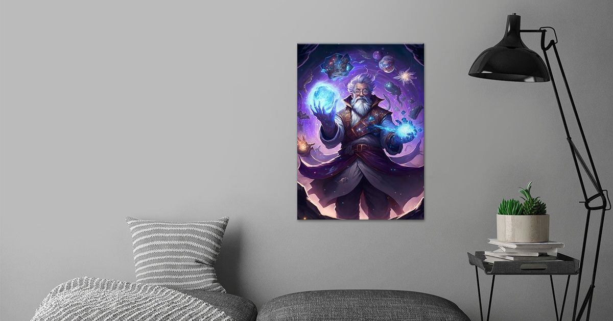 'Time Mage' Poster by Stephen Schreck | Displate