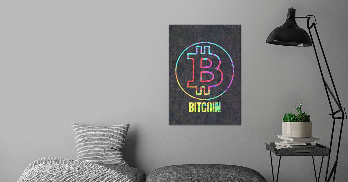 'Bitcoin BTC' Poster by Jeremy Aiyadurai | Displate