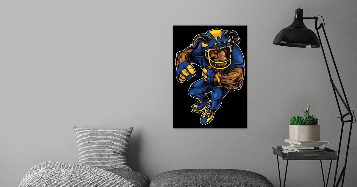 'Goat American Football' Poster by hendra pratama | Displate