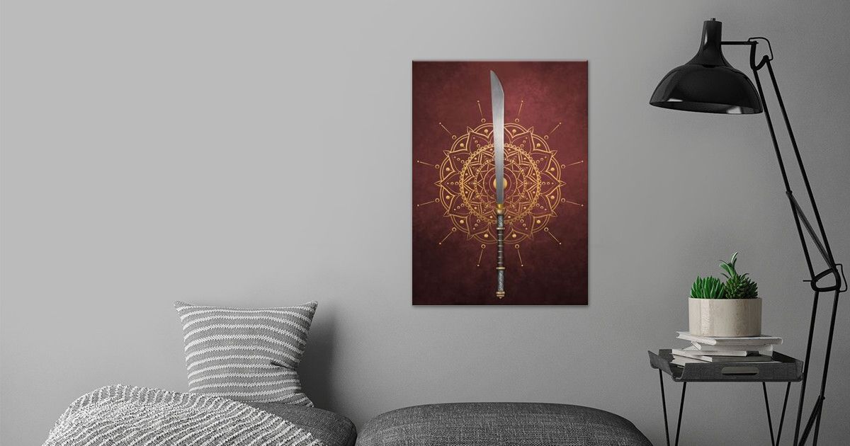 'Hengdang Sword' Poster by Ishan Mishra | Displate