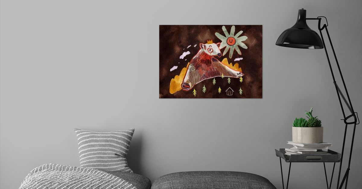 'Giant Anteater' Poster by nevenasloth | Displate