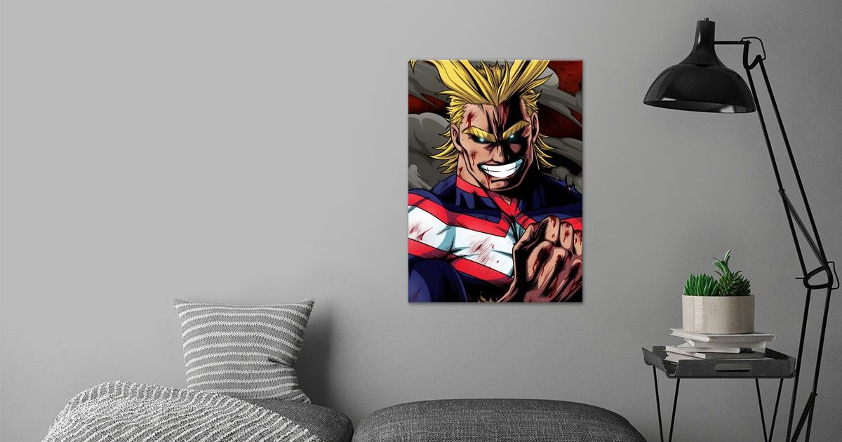 'My hero academia All Might' Poster by Laurence Harvey | Displate