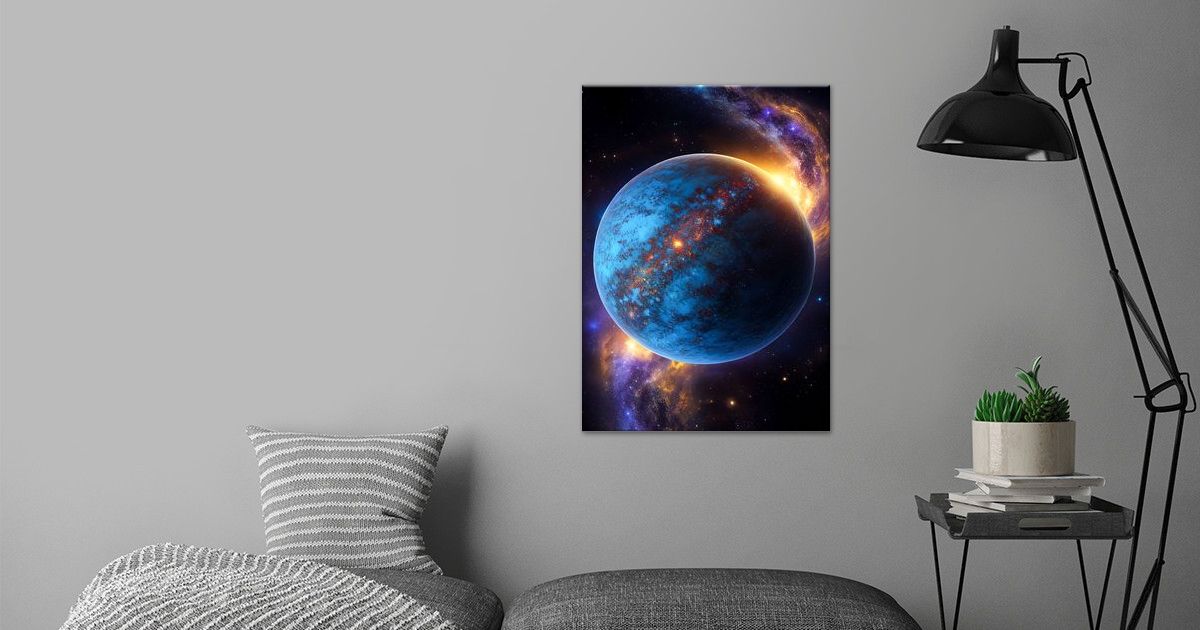 'Galactic Aftermath' Poster by Mitoka | Displate