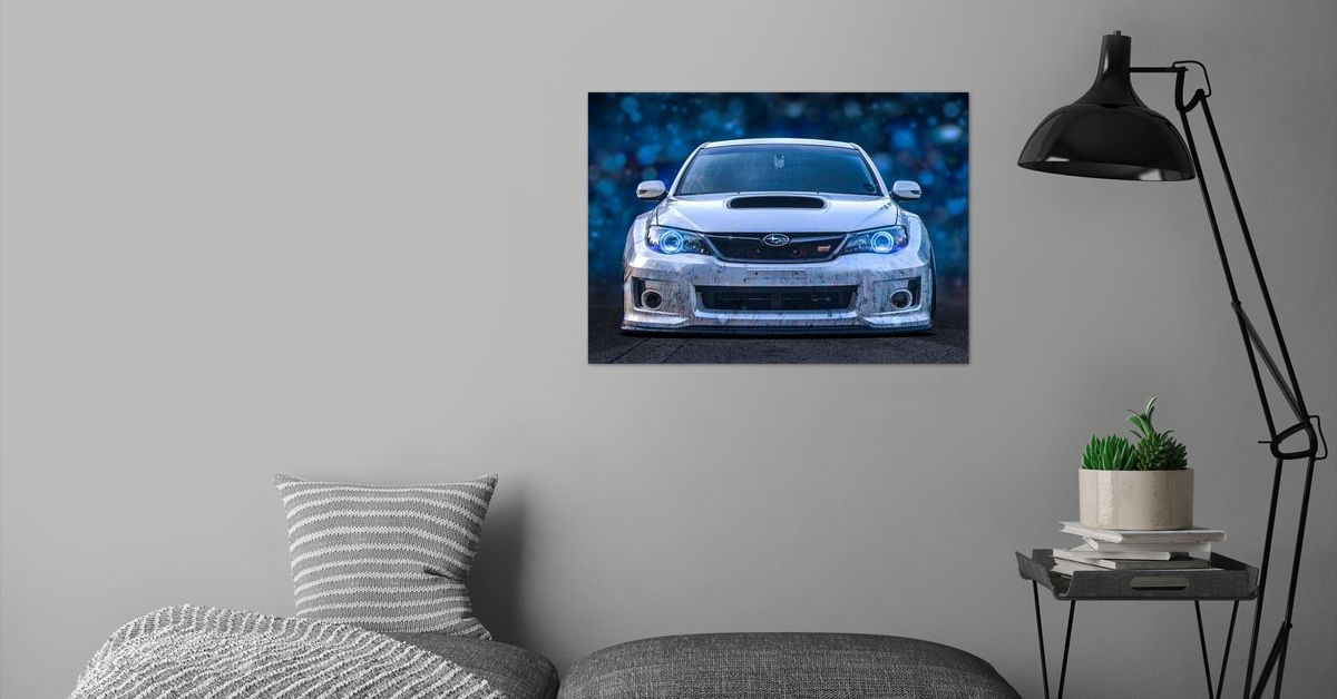 'subaru impreza wrx sti' Poster by Spot Cars | Displate